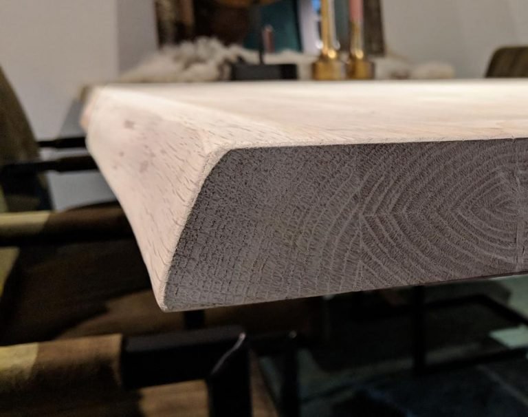 Eiken ronde tafel Matrix-Onderstel - Eco tafels
