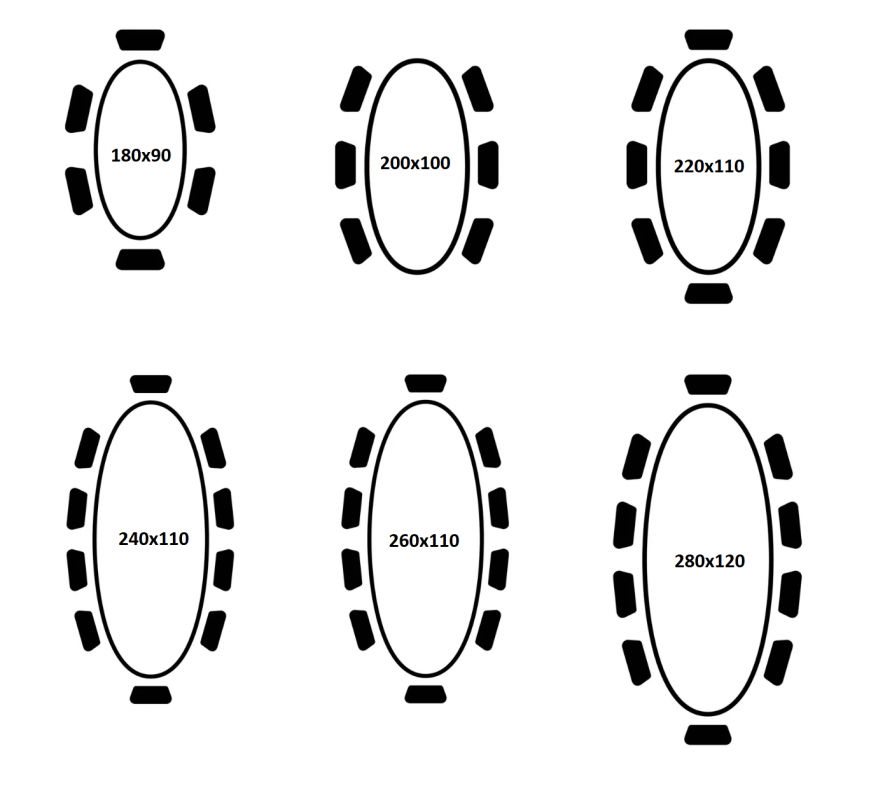 Eiken Deens ovale tafel Matrix-Poot - Eco tafels